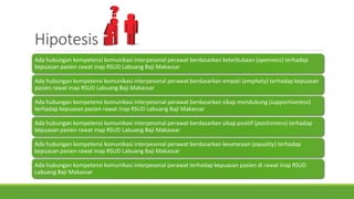 Hubungan Kompetensi Komunikasi Interpersonal Perawat terhadap Kepuasan Pasien | PDF