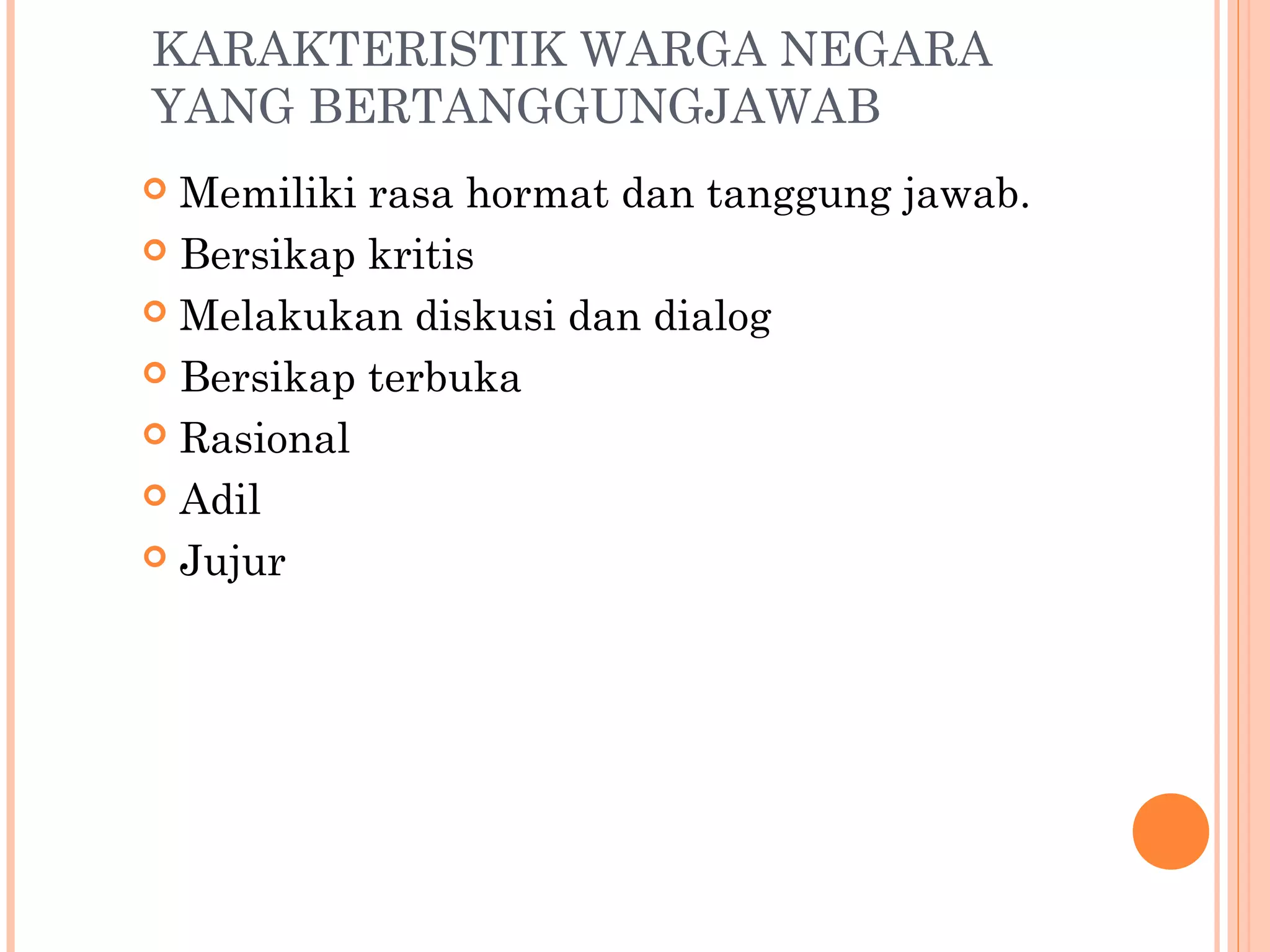 Hubungan negara dengan warga negara | PPT