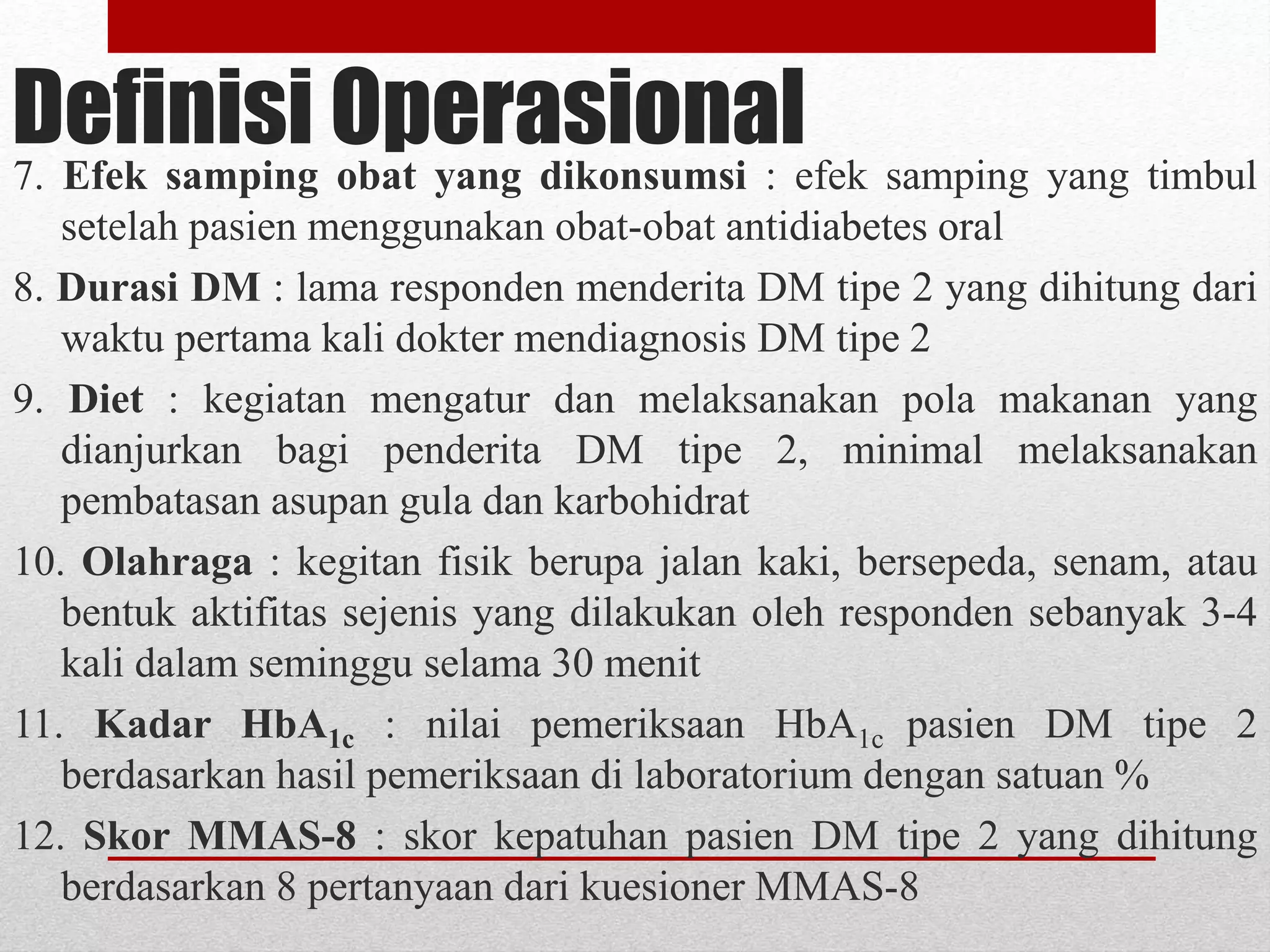 Hubungan tingkat kepatuhan minum obat penderita DM tipe 2 terhadap ...