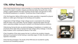 Hub wheel motor Manufacturing Process Flow | PPTX