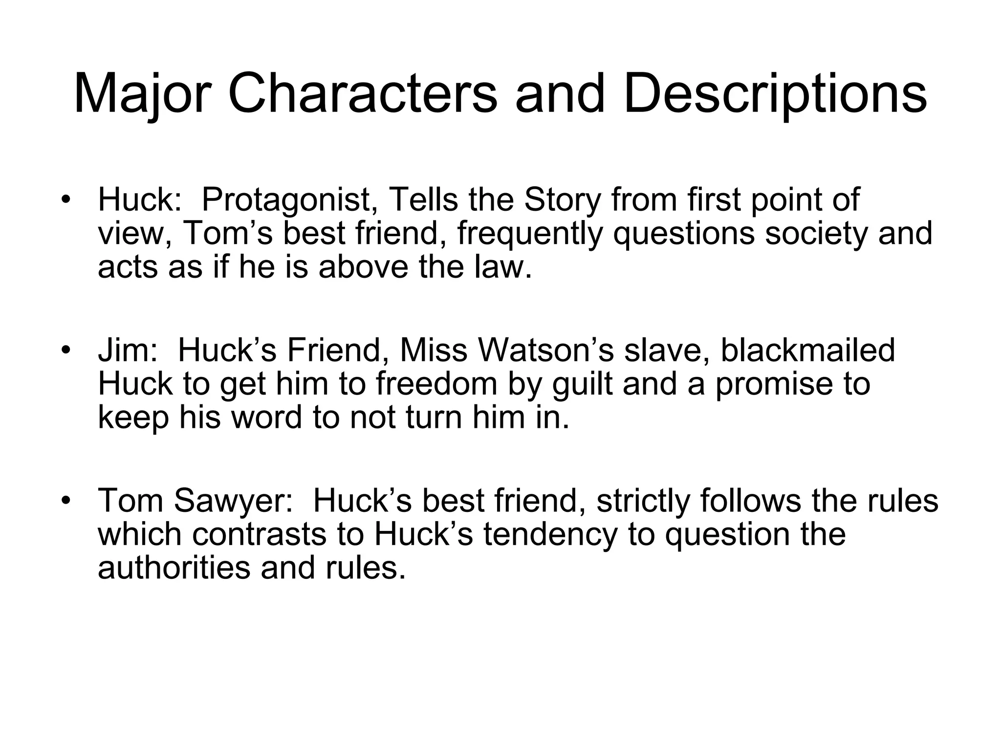 Huckleberry finn | PPT