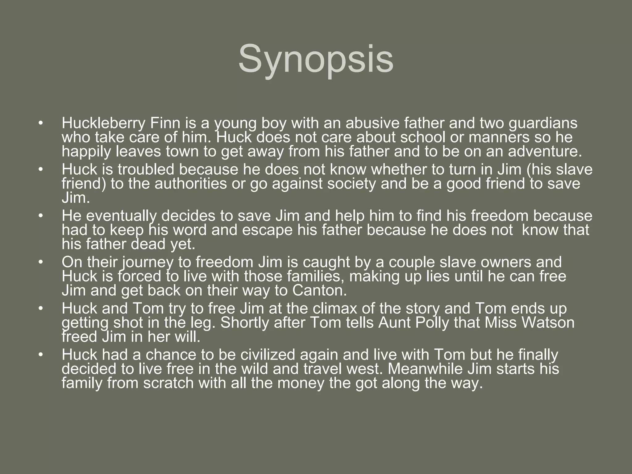 Huckleberry finn | PPT