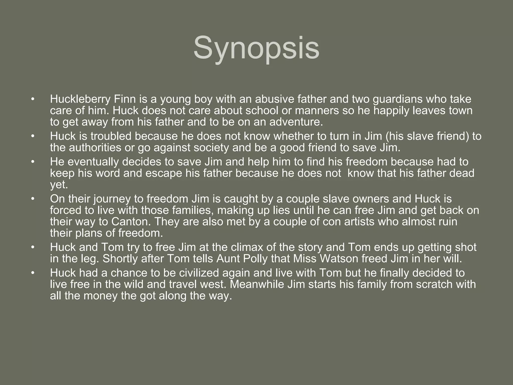 Huckleberry Finn | PPT