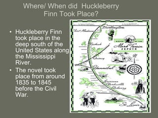 Huckleberry Finn Mapping Project
