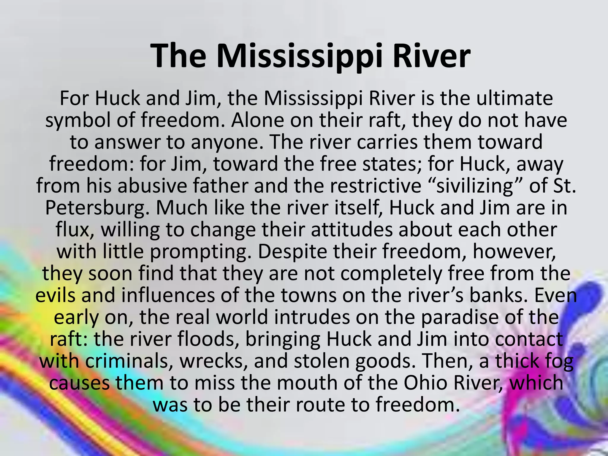 Huckleberry Finn - Brief presentation about the book and its author | PPTX