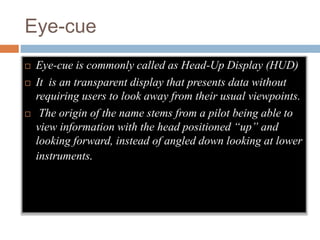 Head up Display | PPTX