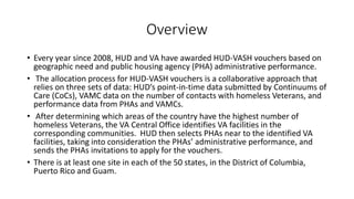 HUD-Veterans Affairs Supportive Housing | PPT