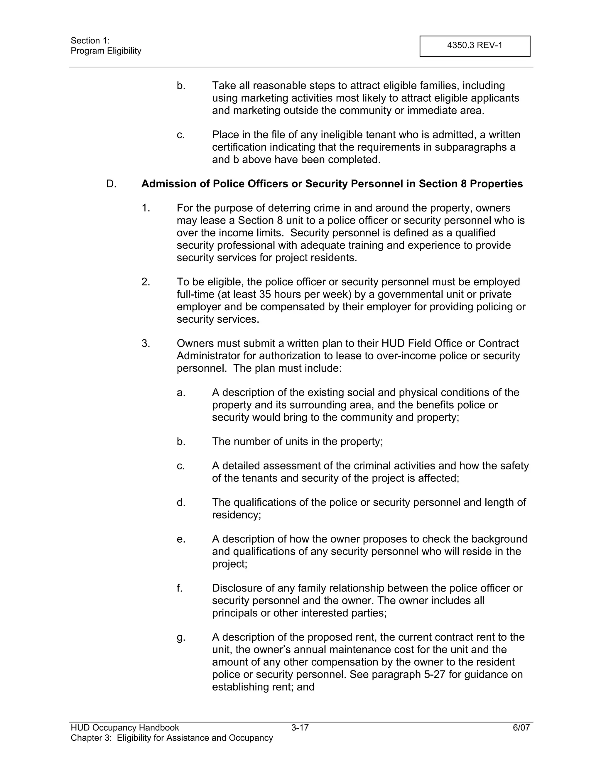 Hud 8:13 occupancy handbook chapter 3 | PDF