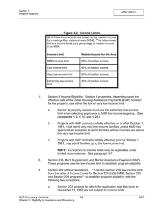Hud 8:13 occupancy handbook chapter 3 | PDF