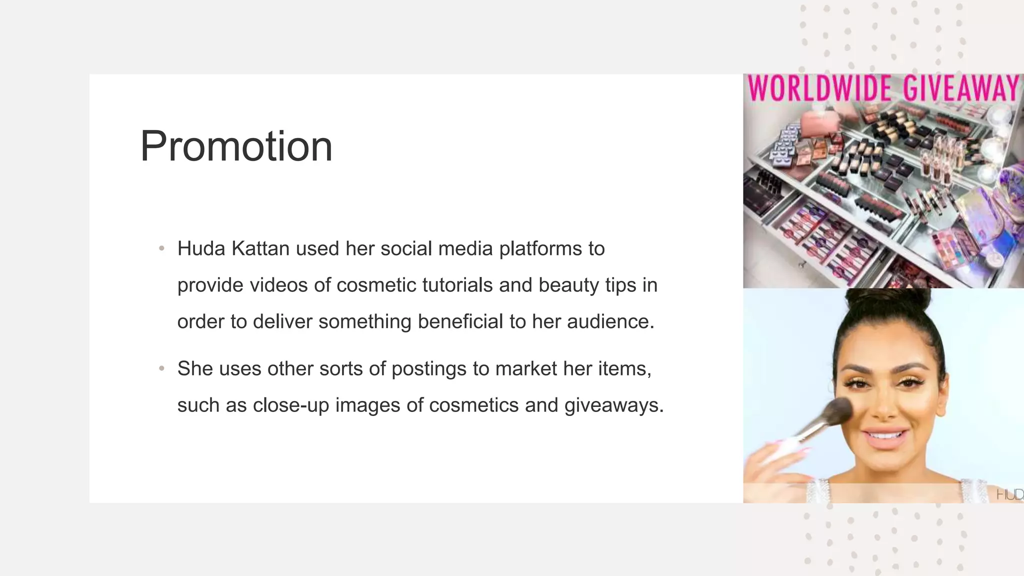 HUDA BEAUTY | PPTX