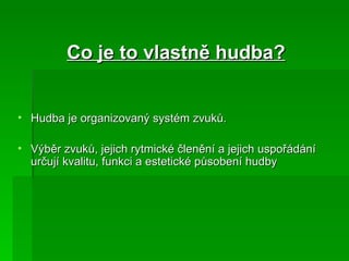 Hudba | PPT