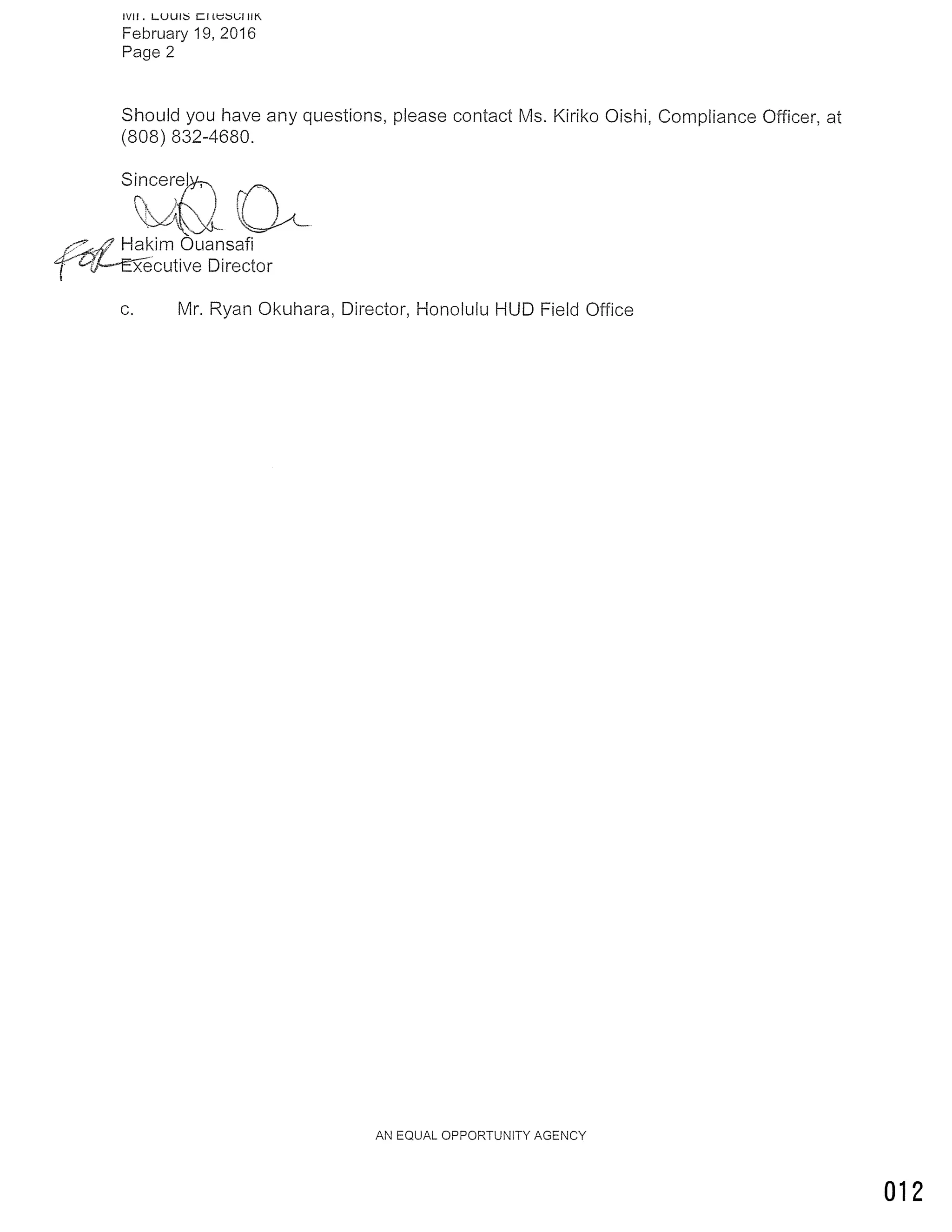 HUD Complaint Disability Accommodations | PDF