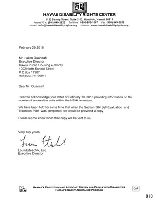 HUD Complaint Disability Accommodations | PDF