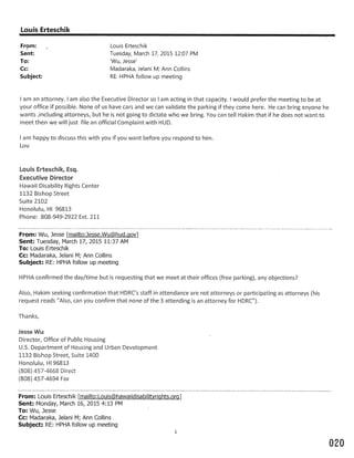 HUD Complaint Disability Accommodations | PDF