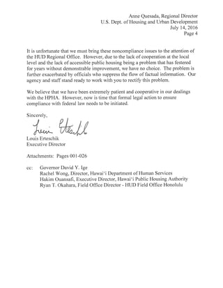 HUD Complaint Disability Accommodations | PDF