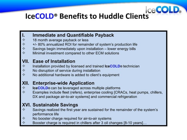 Huddle IceCold Overview | PPT