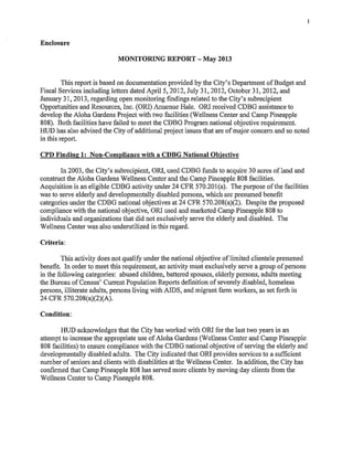 HUD report on ORI | PDF