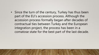 Relations Between Turkey And EU | PPTX
