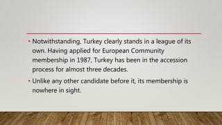 Relations Between Turkey And EU | PPTX