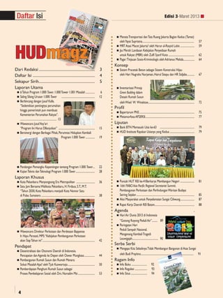 HUD Magazines Edisi 3 Maret 2013. 6 Tahun Program 1.000 Tower. 1.000 ...