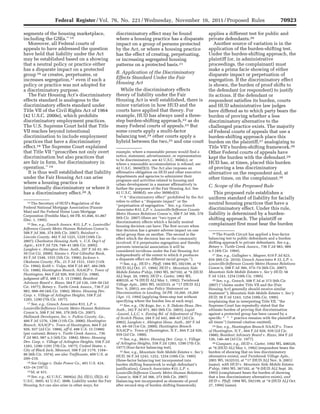 Michelle Aronowitz | Disparate Impact Proposed rule | PDF | Debated ...