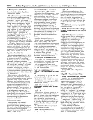 Michelle Aronowitz | Disparate Impact Proposed rule | PDF