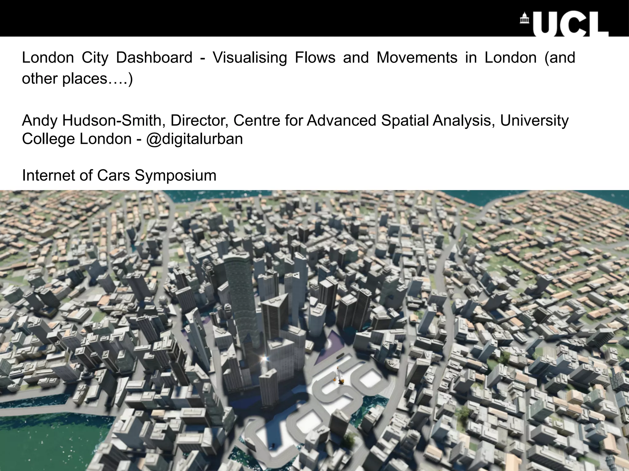 London City Dashboard - Visualising Flows and Movements in London (and other places) | PDF