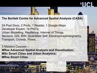 London City Dashboard - Visualising Flows and Movements in London (and ...