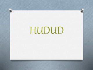 Hudud | PPTX