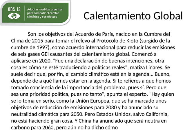 Huella Ecológica. Ods. Desarrollo.Sostenible | PPTX