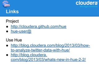 Hue meetup: what's new in hue and road map | PDF