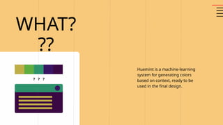 Huemint | AI-powered | color platter generator | PPTX