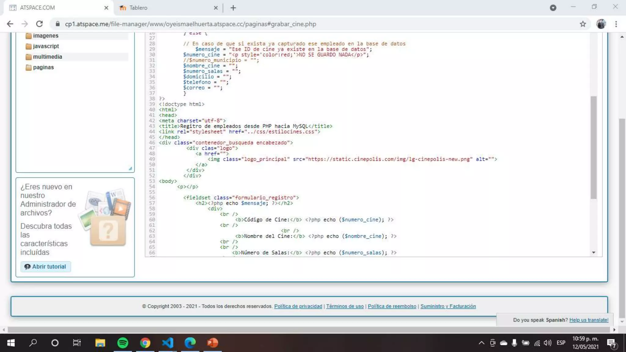 Insertar Datos Desde Formulario Web Usando Php Y Mysql Con Pdo Ppt