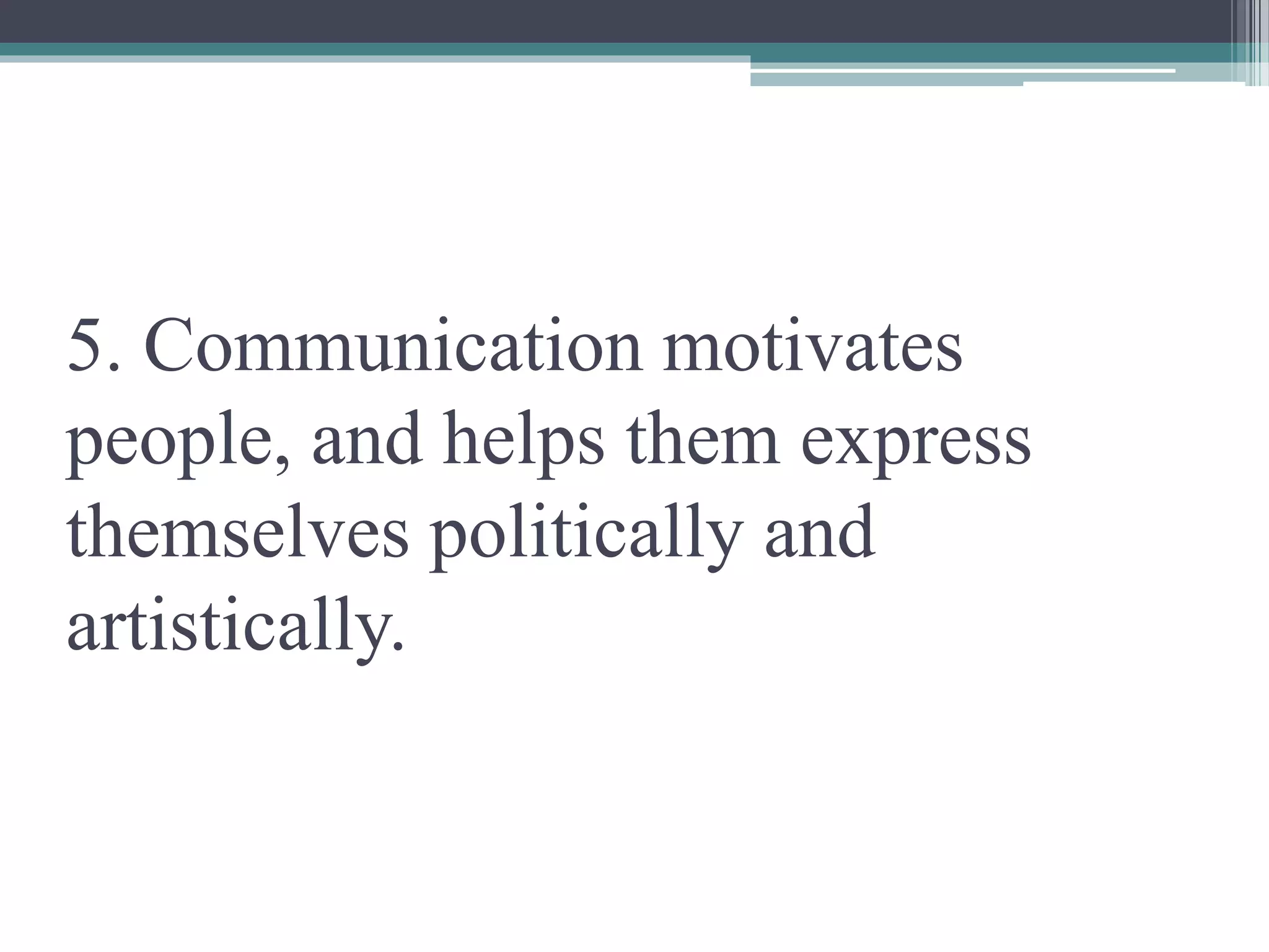 Functions of communication part 2 | PPTX
