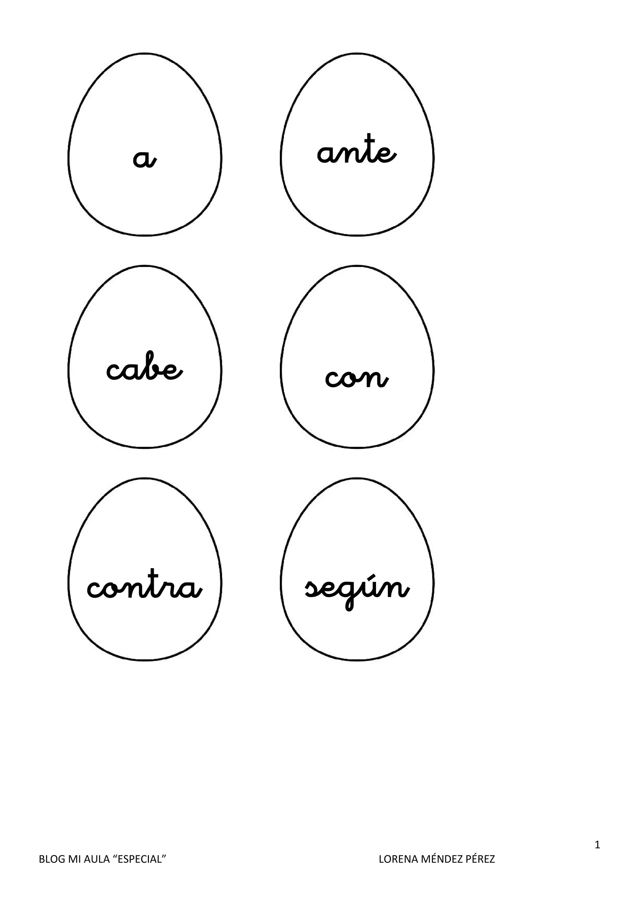 Huevos preposiciones | PDF