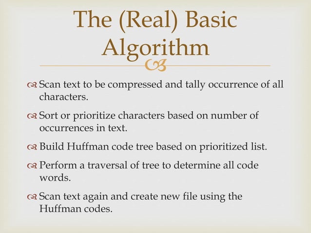 Huffman Coding | PPTX | Programming Languages | Computing