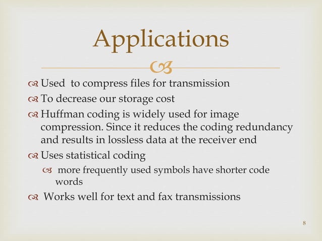 Huffman Coding Pptx Programming Languages Computing 6553