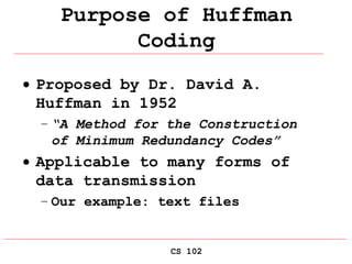 Huffman | PPT