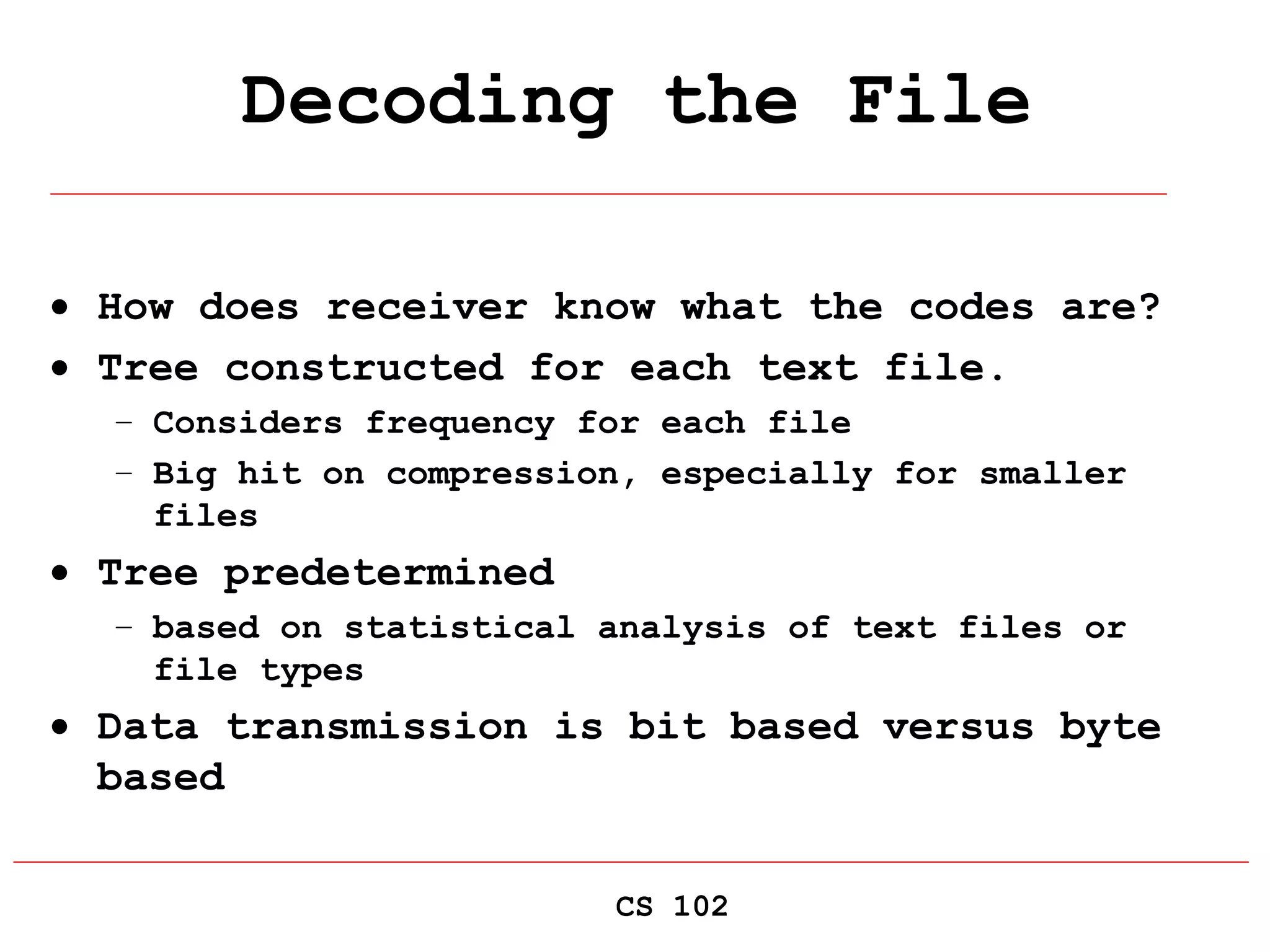 huffman codes and algorithm | PPT