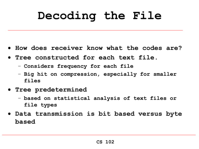 Huffman Codes And Algorithm Ppt