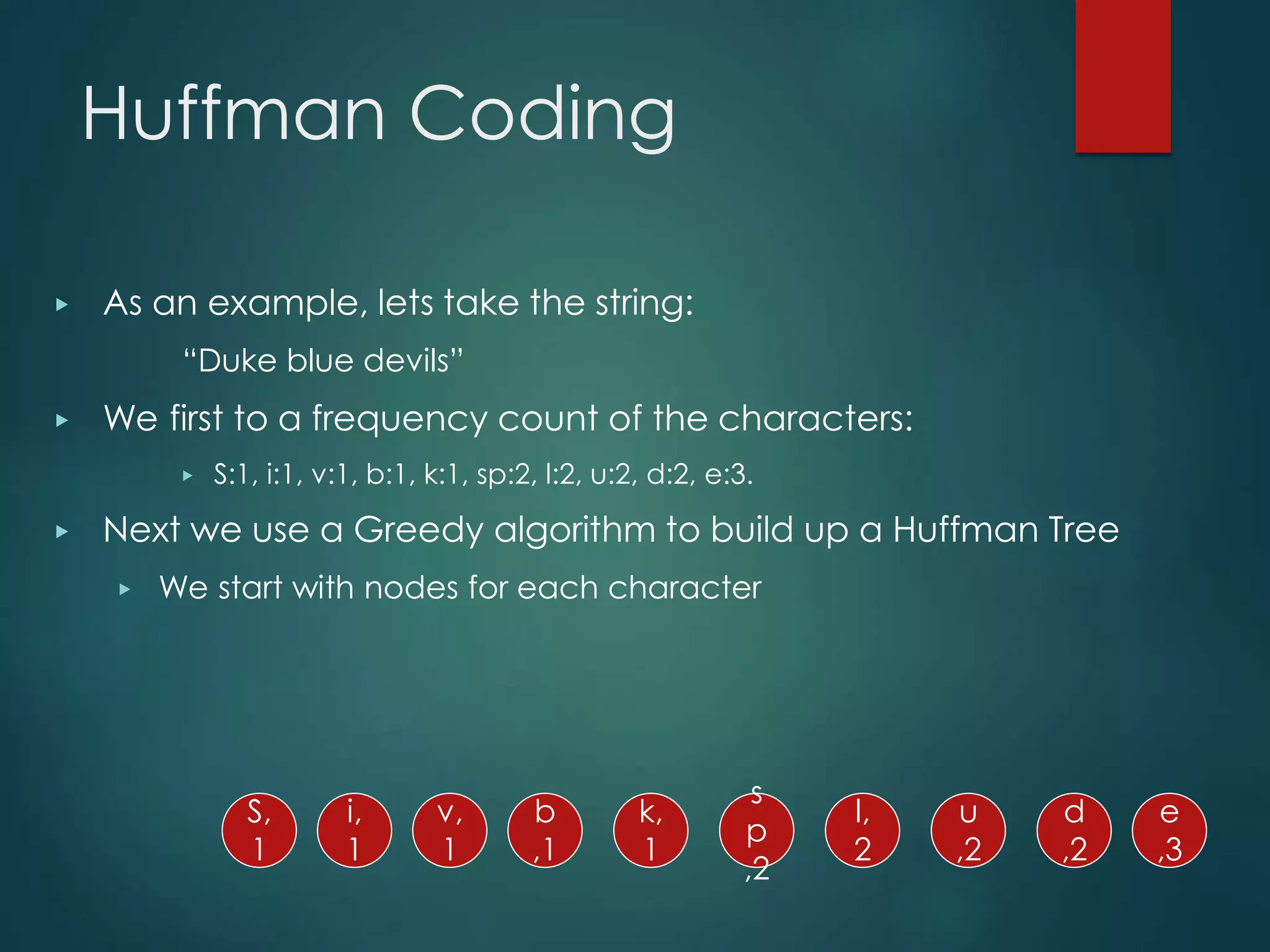 Huffman coding | PPTX