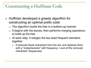 Huffman codes | PPT