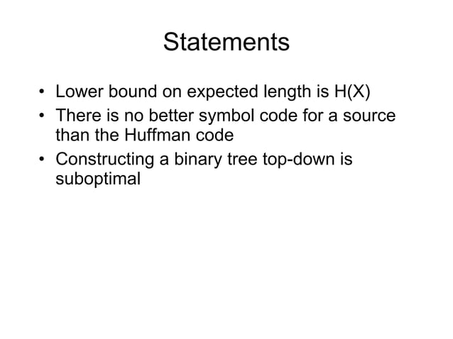 Huffman Coding | PPT | Programming Languages | Computing