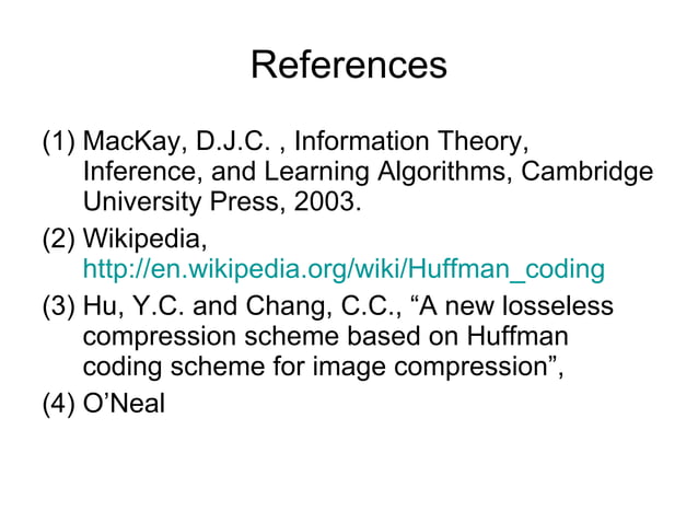 Huffman Coding | PPT | Programming Languages | Computing