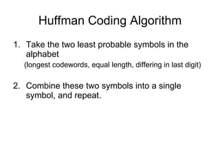 Huffman coding | PPT