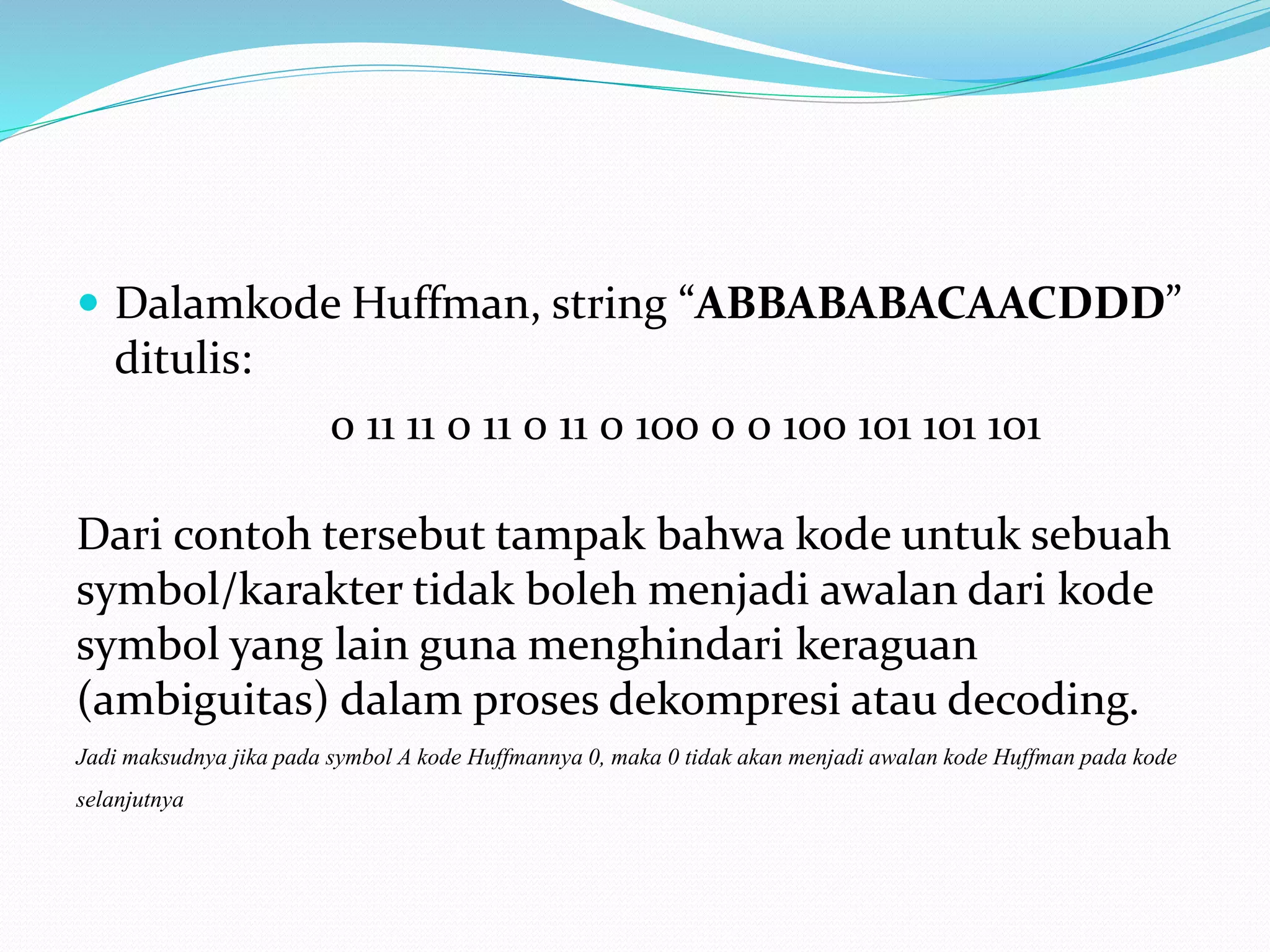 Huffman coding | PPT