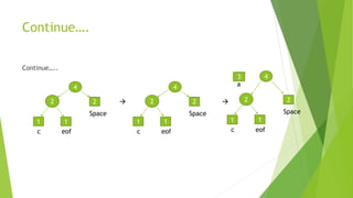 Huffman coding || Huffman Tree | PPTX