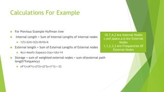 Huffman coding || Huffman Tree | PPTX