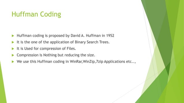 Huffman coding || Huffman Tree | PPTX