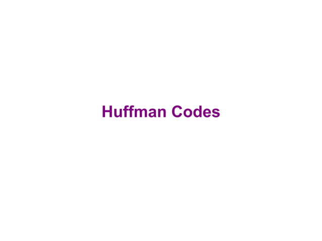 Huffman Coding.ppt
